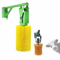 China Concave Farm Cow Scratching Brush 600-1000mm Length with 400-500mm Diameter for Cattle Massage and Hygiene for sale
