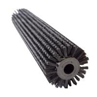 China Industrial Nylon Rotary Cylindrical Conveyor Brushes for Fruit Cleaning with 30-50mm Bristle Length and Customizable Sizes for sale