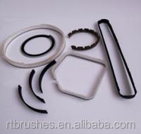 China Nylon Industrial Strip Brush for Weather Sealing - Custom Length & Density Options for Doors and Machinery for sale