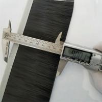 China ODM Nylon Industrial Strip Brush 100mm with Horse Hair Bristles for Sealing and Cleaning Applications for sale
