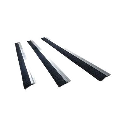 China Customized Aluminum Garage Door Brush Seal with Nylon Bristles - T/F/Y/h Bracket Shapes, Multiple Size Options for sale