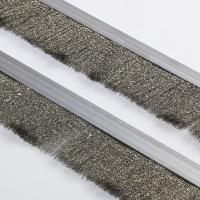 China Stainless Steel Industrial Strip Brush for Polishing and Rust Removal - Custom Length and Wire Density Options for sale
