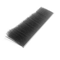 China Custom Corrugated Nylon Dustproof Door Seal Industrial Brush Strip with Multiple Material Options and Flexible Dimensions for sale