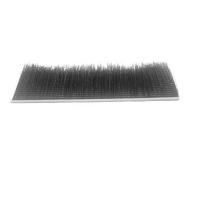 China Custom Corrugated Nylon Dustproof Door Seal Industrial Brush Strip with Multiple Material Options and Flexible Dimensions for sale