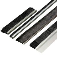 China ODM Nylon Dust Commercial Door Brush Strip Seal 15mm with Aluminum Alloy Bracket - Customizable T/F/Y/h Shapes for sale