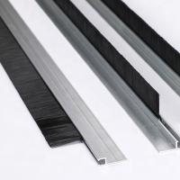 China Rodent Proof Strip Brush with Nylon Bristles - Flame Retardant, Customizable Sizes and Aluminum Alloy Base for sale