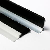 China Flexible Window Door Metal Brush Seal Strip with Nylon Bristles 5-1000mm Length Weatherstripping Custom for sale
