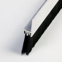 China Flexible Window Door Metal Brush Seal Strip with Nylon Bristles 5-1000mm Length Weatherstripping Custom for sale
