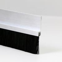 China Flexible Window Door Metal Brush Seal Strip with Nylon Bristles 5-1000mm Length Weatherstripping Custom for sale