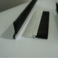 China Flexible Window Door Metal Brush Seal Strip with Nylon Bristles 5-1000mm Length Weatherstripping Custom for sale