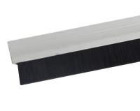China Industrial Door Nylon Dust Brush Seal Strip with Aluminum Alloy Bracket - 100mm Size, Custom Shapes Available for sale