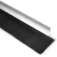 China Nylon Strip Brush Metal Door Seal with Aluminum Alloy Bracket - Custom T/F/Y/h Shapes, 5325.6 sqm Manufacturing Capacity for sale