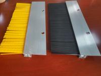 China Mechanical Roller Door Brush Seal Strip - Smoke Proof Nylon Bristles with Custom T/F/Y/H Aluminum Brackets for sale