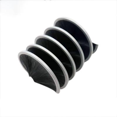 China Custom Industrial Spiral Wound Coil Brush with 0.4mm Nylon Filaments for Rope and Shaft Cleaning for sale