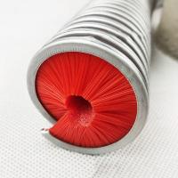 China Industrial Inward Spiral Brush for Rope Cleaning - Custom 0.4mm Nylon Filaments with Stainless Steel Base for sale