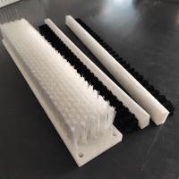 China Industrial Wire Flexible Plate Lath Brushes for CNC Machine Deburring - Custom PVC/HDPE Base with Multiple Bristle Options for sale