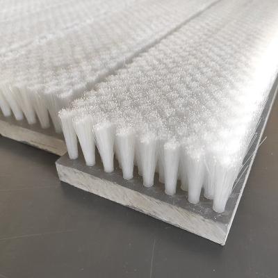 China PVC Plate CNC Machine Brushes with Customizable Bristle Length 50-200mm for Dust Collection and Material Feeding for sale