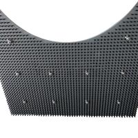 China CNC Machine Plate Brush Worktable - Custom Nylon Bristles for Punching & Deburring Applications with Various Diameter Options for sale