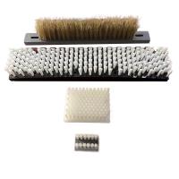 China Hard Nylon CNC Router Dust Shoe Brush Plate - High Temperature Resistant Industrial Machine Tool Brush with Custom Diameter Options for sale