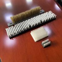 China Hard Nylon CNC Router Dust Shoe Brush Plate - High Temperature Resistant Industrial Machine Tool Brush with Custom Diameter Options for sale