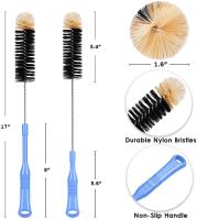 China OEM Micro Twisted Wire Brushes for Tube Bottle Cleaning 1-500mm Diameter Custom Sizes for sale