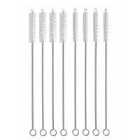 China Nylon Twist Bristle Wire Pipe Brush 1-500mm Diameter Stainless Steel Tube Cleaning Brush for Industrial Applications for sale