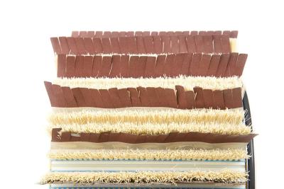China Polishing Sisal Sand Paper Brush Roller 50-4000mm Length 6-300mm Diameter for Wood Metal Sanding for sale