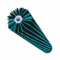 China Industrial Cylindrical Roller Brush for Solar Panel Cleaning - Custom Sizes 50-300mm with Nylon/Steel Wire Options for sale