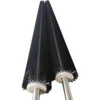 China Custom Nylon Industrial Cylindrical Brush 60-600mm OD for Cleaning Machinery for sale