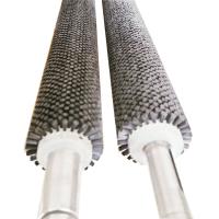 China Customized Industrial Cylinder Nylon Roller Brush For Cleaning for sale