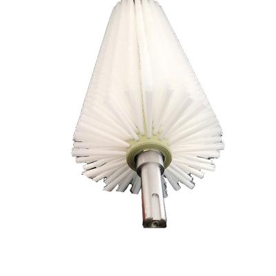 China Custom Industrial Rotating Brushes Cleaning Cylinder Center Roller Brush for sale