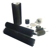 China Custom Industrial Conveyor Cylinder Nylon Roller Brush 60-600mm Diameter 5-2800mm Length for Machine Cleaning for sale