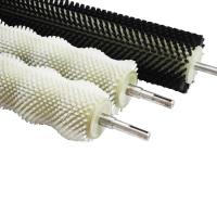 China Custom Industrial Conveyor Cylinder Nylon Roller Brush 60-600mm Diameter 5-2800mm Length for Machine Cleaning for sale