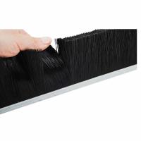 China Industrial Nylon Brush Strip Door Sweep with 218-224°C Heat Resistance and 2.5-4mm Base Thickness Options for sale