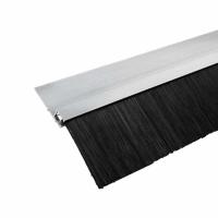 China Industrial Nylon Brush Strip Door Sweep with 218-224°C Heat Resistance and 2.5-4mm Base Thickness Options for sale