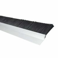 China Industrial Nylon Brush Strip Door Sweep with 218-224°C Heat Resistance and 2.5-4mm Base Thickness Options for sale