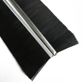 China Rigid Industrial Weather Strip Brush for Window Door Threshold Seals with 218-224°C Heat Resistance and Custom Sizes for sale