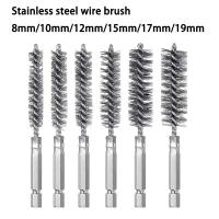 China Stainless Steel Hex Bar Gun Brush for Pipe Cleaning - 1/4