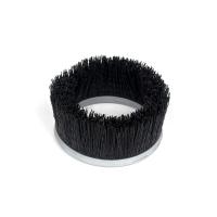 China Custom Cup Shape Seal Strip Brush with Aluminum Carrier - Electroplated Steel or Stainless Steel Backing Options for sale