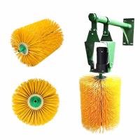 China Electric Oscillating Cow Scratcher Brush Automatic Barn Equipment for 50-60 Cows for sale