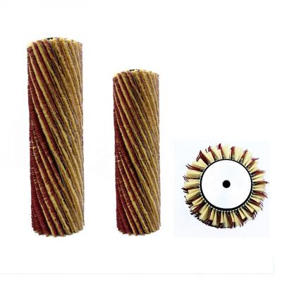 China Sisal Polishing Roller Brush 100-1800mm Width with Replaceable Sandpaper for Wood & Metal Surface Finishing for sale