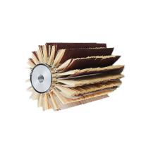 China Sisal Polishing Roller Brush 100-1800mm Width with Replaceable Sandpaper for Wood & Metal Surface Finishing for sale