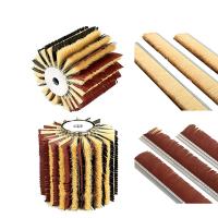 China Sisal Polishing Roller Brush 100-1800mm Width with Replaceable Sandpaper for Wood & Metal Surface Finishing for sale