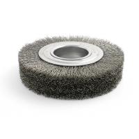 China SUS304 Stainless Steel Wheel Brush 100/120mm Diameter for Rust Removal and Deburring Iron Plates for sale