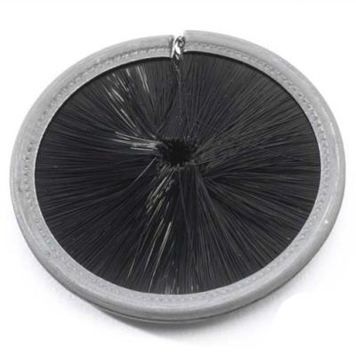 China Customizable Nylon Inside Disc Brush for Sealing and Cleaning 100mm for sale