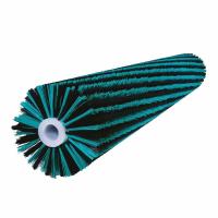 China Custom Nylon Cylindrical Roller Brush for Industrial Cleaning and Conveying - Multiple Sizes and Material Options for sale