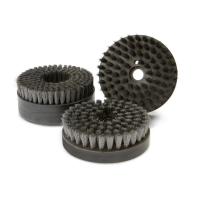 China Industrial Disc Brush for Wood Plastic Metal Surface Finishing | 50-300mm Diameter with 12-38mm Bristle Height for sale