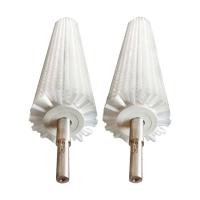 China Industrial Nylon Roller Brush for Fruit & Vegetable Cleaning - Custom Sizes 50-200mm with Multiple Material Options for sale