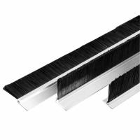 China Industrial Aluminium Alloy Insect Proof Door Bottom Sealing Strip Brush 2.5mm-12mm for sale
