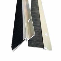 China Industrial Aluminium Alloy Insect Proof Door Bottom Sealing Strip Brush 2.5mm-12mm for sale